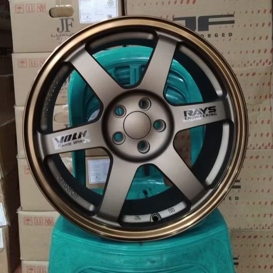 Jual velg mobil r17 TE37 PCD 5x100 Lebar 8 velg mobil ring 17 altis veloz sienta | Shopee Indonesia