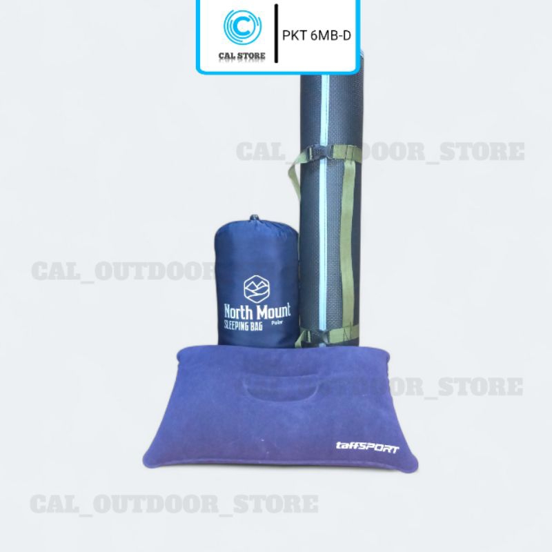 Jual [COD] Paket Camping 3in1 – Sleeping Bag Polar + Matras Gulung ...