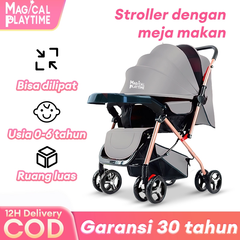 Jual 【MAGICAL PLAYTIME】 Stoller Bayi Lipat Bisa 2 Arah (Kelambu gratis ...