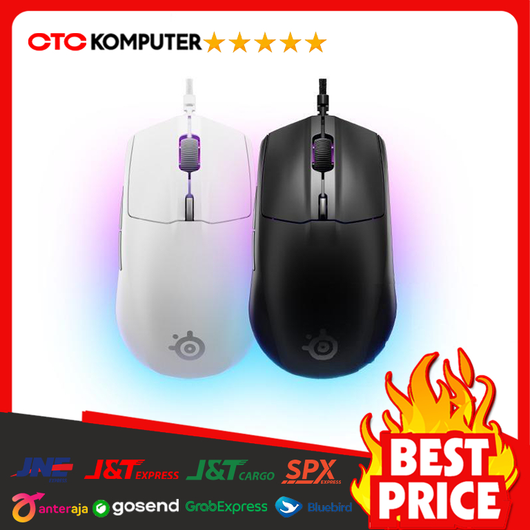 Jual Steelseries Rival 3 RGB Gen 2 TrueMove Air Optical Sensor 18K DPI ...