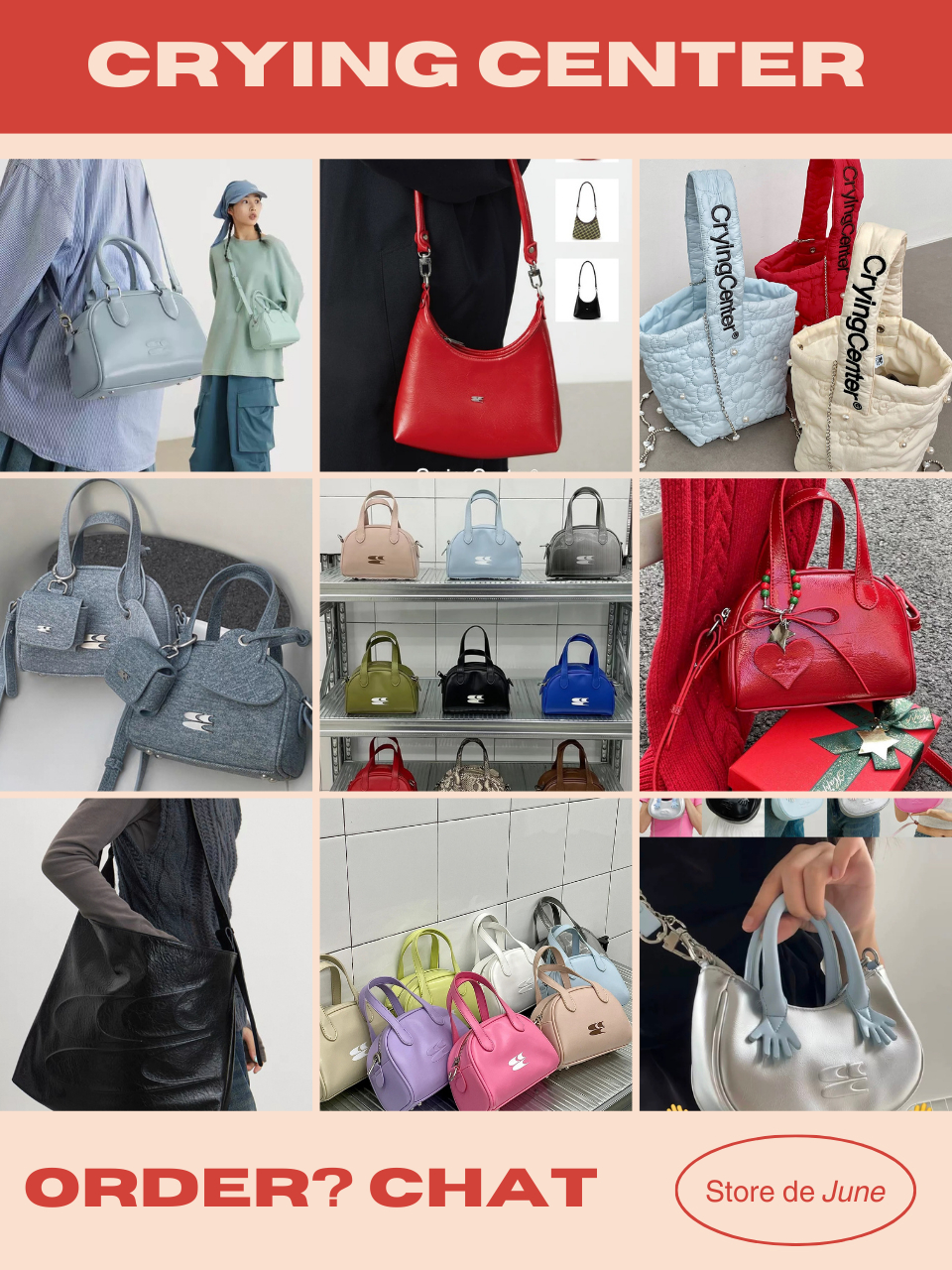 Jual CRYING CENTER CATALOG - original 100% import china authentic tas ...