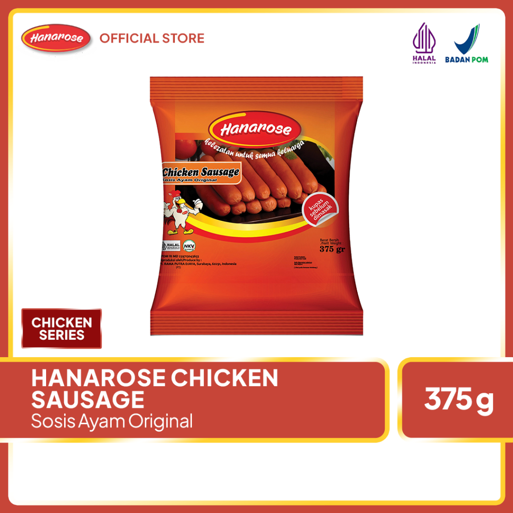 Jual HANAROSE Sosis Ayam Frozen 375Gr | Shopee Indonesia