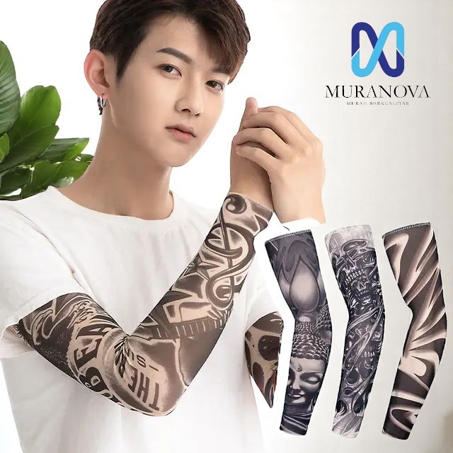 Jual Manset Tato Sleeve ( handsock ) sarung lengan motif Tatto pria ...