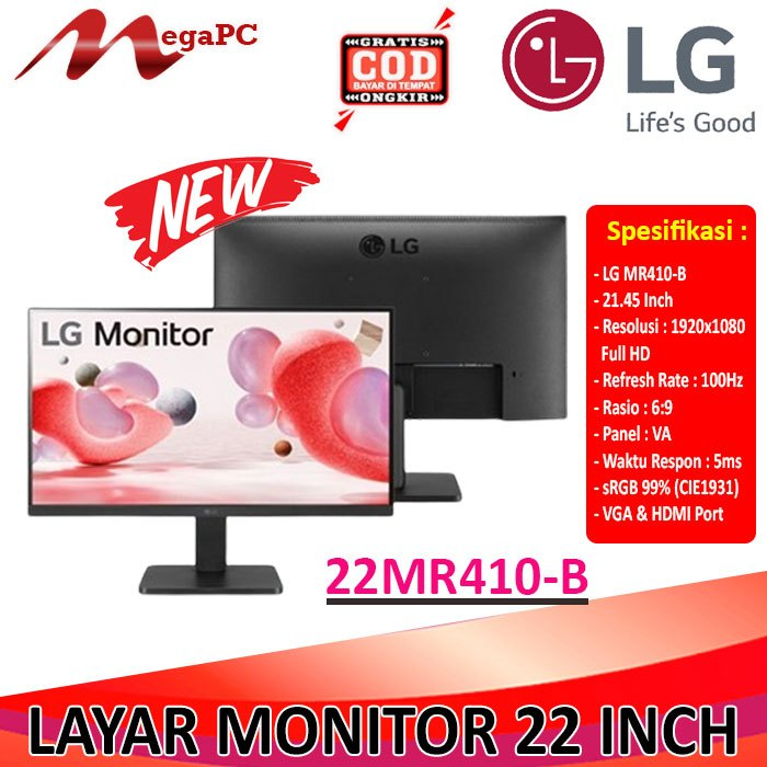 Jual Monitor Layar LED 22 Inch LG Baru | Shopee Indonesia