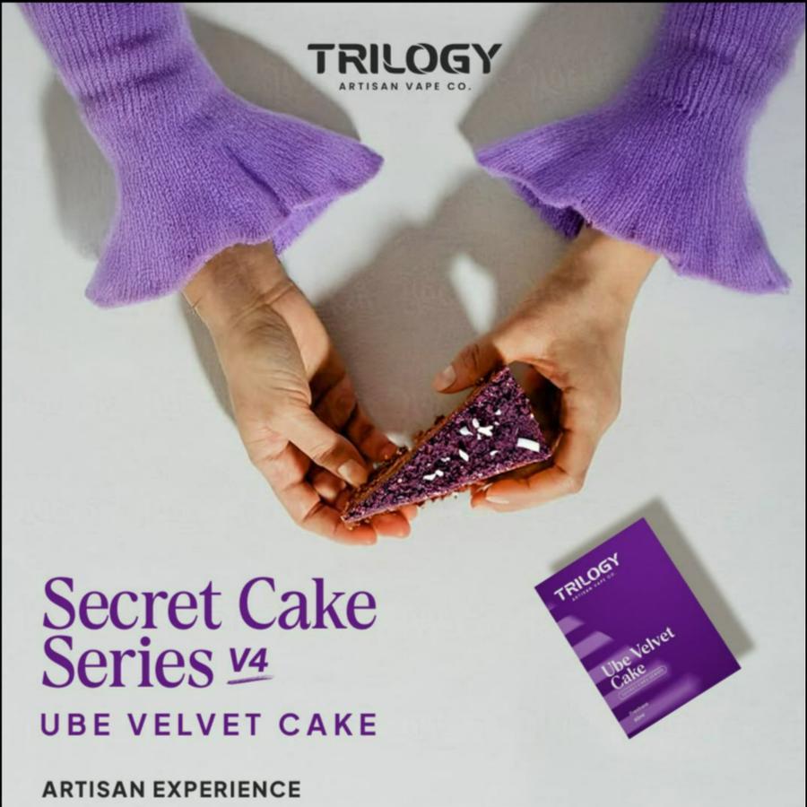 Jual Liquid Trilogy Secret V4 Ube Velvet Cake 3/6MG 60ML by Trilogy x ...