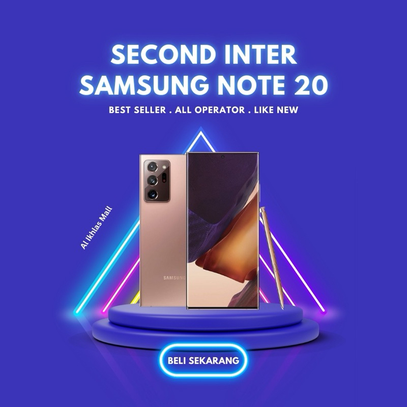 Jual Samsung Note20 SECOND & Samsung Note20 Ultra SECOND ORIGINAL 5G Mulus 100%Original sinyal ...