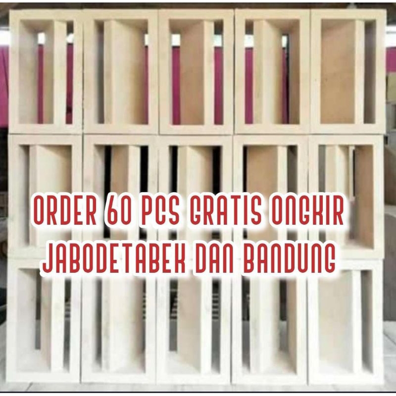 Jual roster beton/loster modern minimalis persegi panjang uk 15x25cm ...