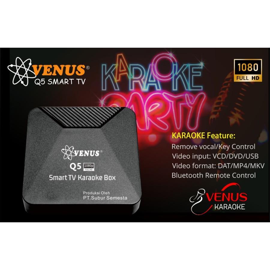 Jual VENUS Q5 Android TV Box Google Voice Smart TV Fitur Karaoke Plus ...