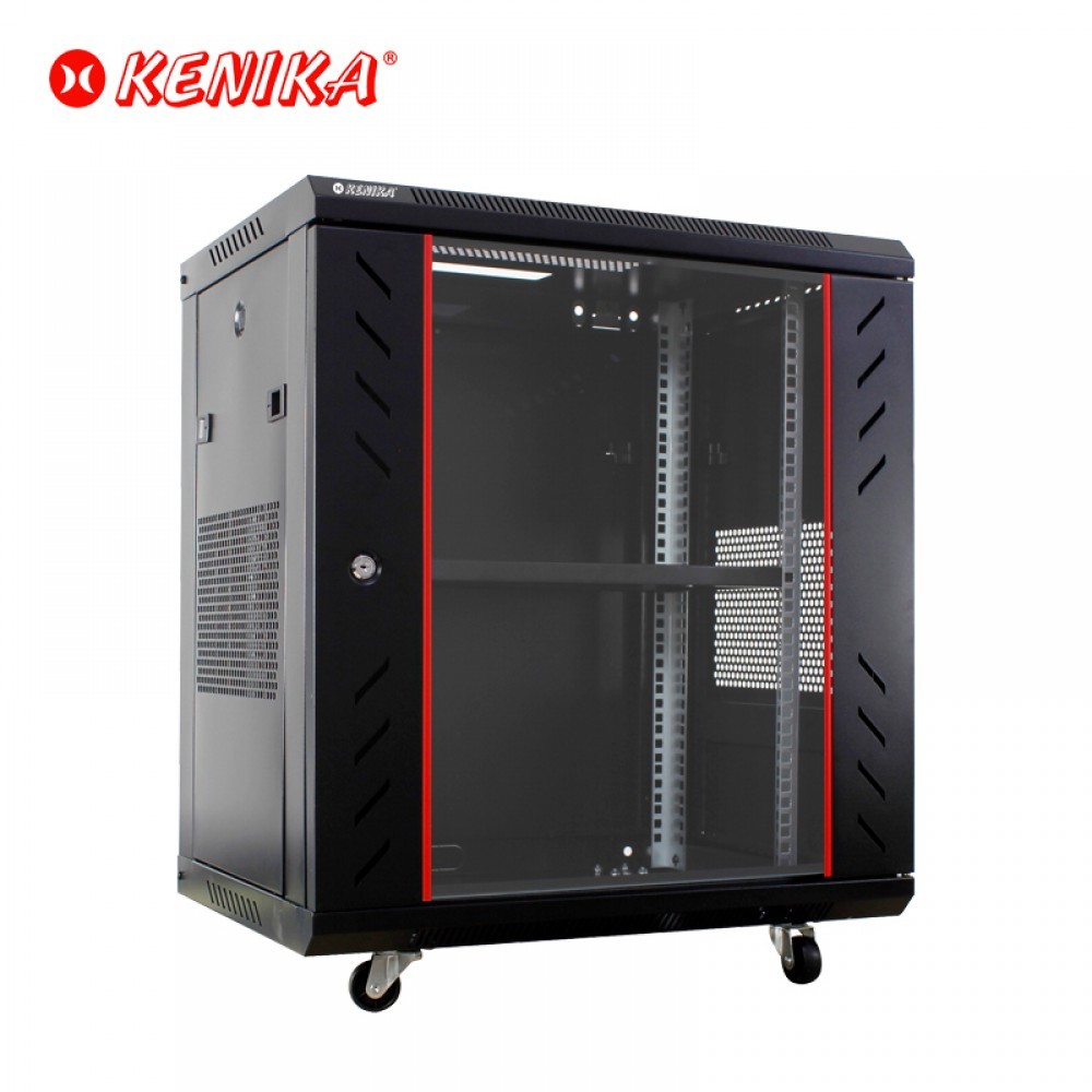 Jual KENIKA WALLMOUNTED RACK SERVER 12U Close Wallmount Rak Kabinet RM ...
