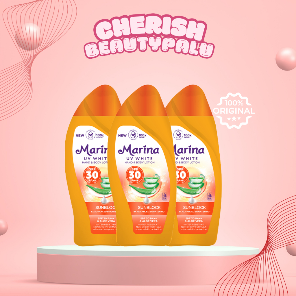 Jual Marina UV White Sunblock SPF 30 PA+++ | Shopee Indonesia