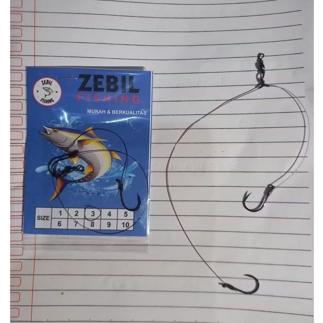 Jual ZEBIL Rangkain Kail Pancing Cabang 2 Chinu | Shopee Indonesia