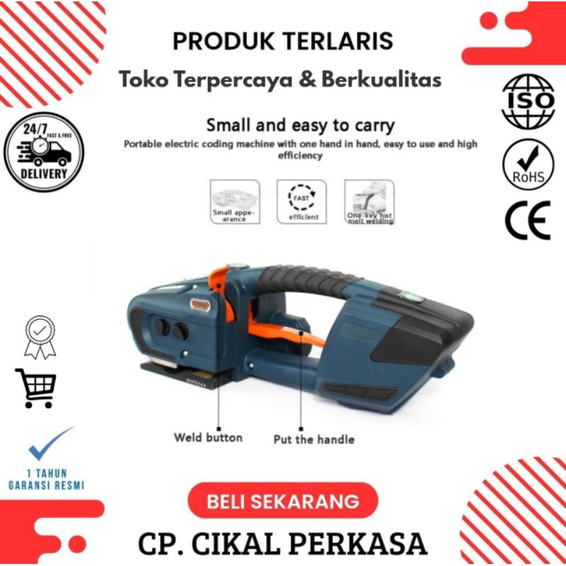 Jual Handheld Electrical Stronge PET Balers JDC 13/16 Portable Electric ...