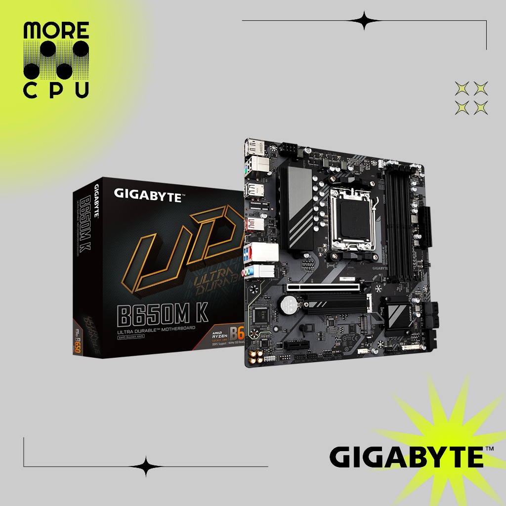 Jual Motherboard Gigabyte B650M K - AM5 AMD B650 DDR5 USB3.2 Type-C ...