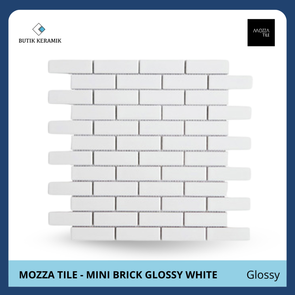Jual Keramik Mosaic | Keramik Mozaik | Mozza Tile | Mini Brick Glossy ...