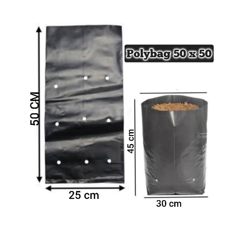 Jual Polibag / Polybag tanaman ukuran 50 x 50 cm | Shopee Indonesia