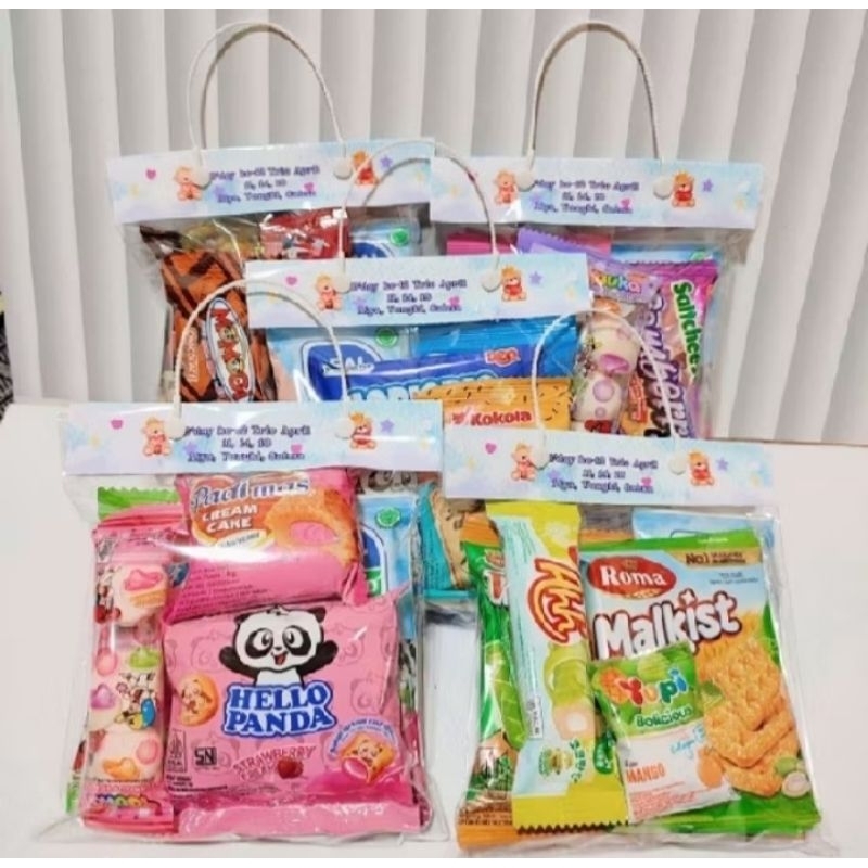 Jual mini gift snack dengan susu atau tanpa susu, hampers untuk ...