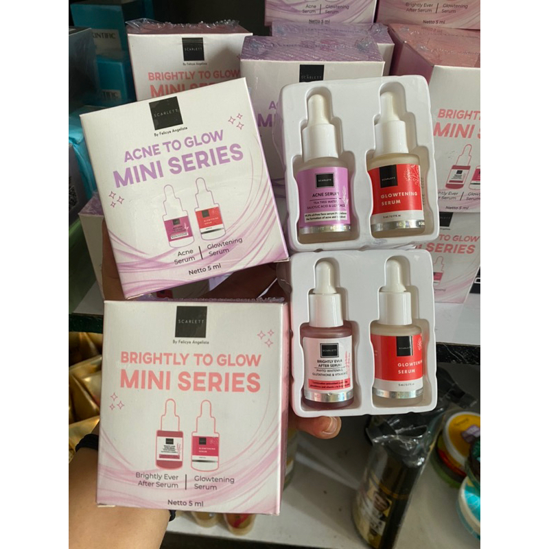 Jual SCARLETT SERUM MINI SERIES | SCARLETT ACNE TO GLOW MINI SERUM ...