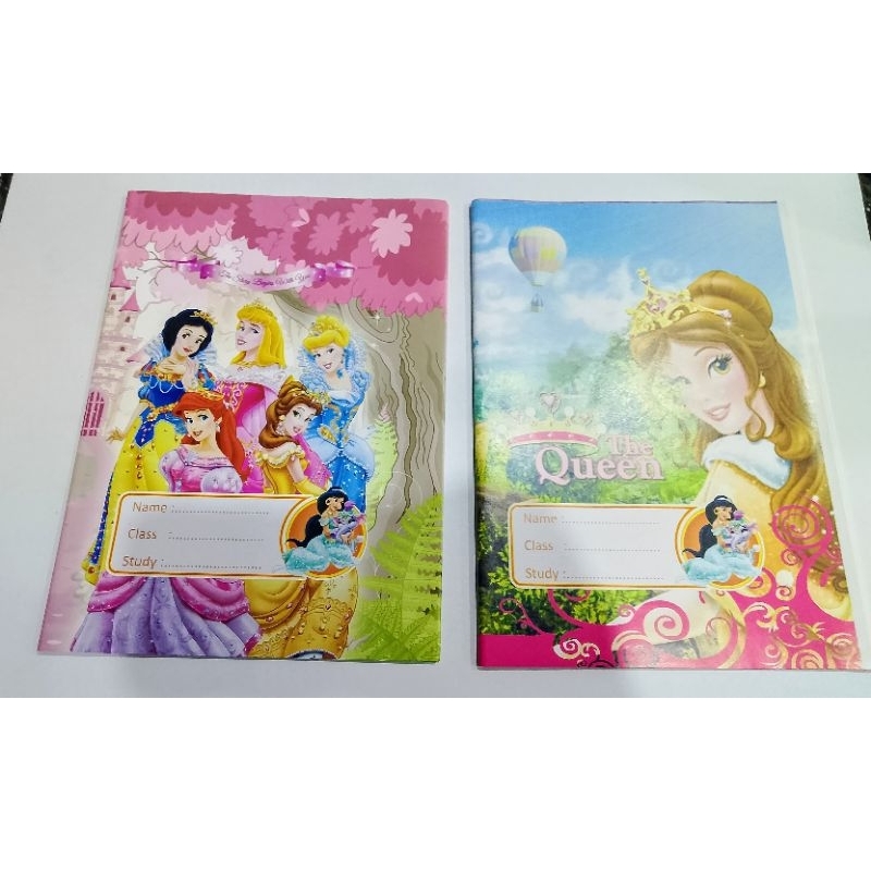Jual Sampul Kertas Ukuran Quarto Karakter Princess Isi 20 Tebal ...