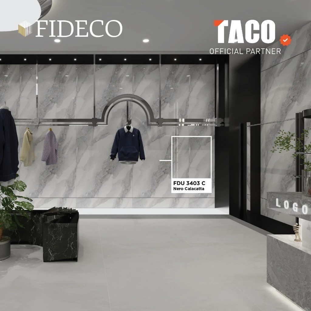 Jual TACO Fideco 2D Wall Panel Stone Series Tebal 3mm Ukuran 122cm x ...