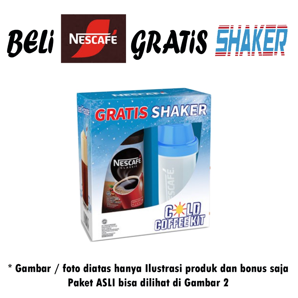 Jual NESCAFE free SHAKER Buat Frapemu ala Barista Nestle Kopi Robusta ...
