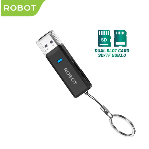 Jual ROBOT CR102S USB 3.0 Cap Design with 2 Slot Card Reader | Shopee ...