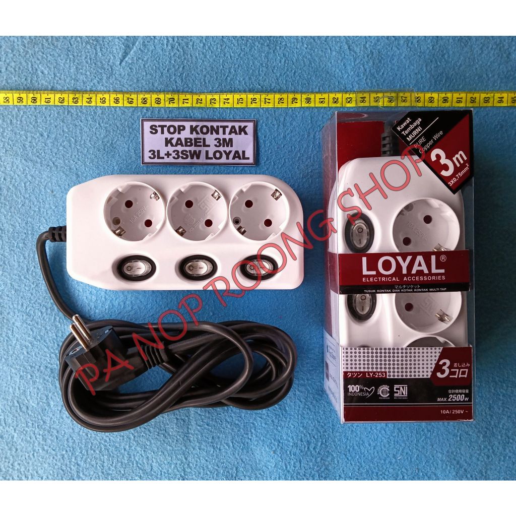 Jual Stop KONTAK KABEL 3L 3SW 3M LOYAL | Shopee Indonesia