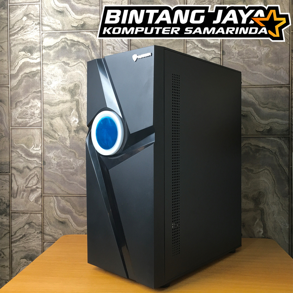 Jual Vurrion Armour Shuriken Casing PC Gaming Mid-Tower ATX Tempered ...