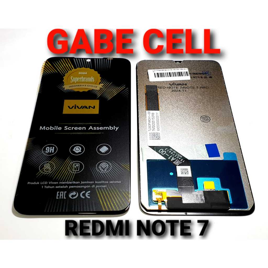 Jual LCD REDMI NOTE 7/NOTE 7 PRO/NOTE 7S FULLSET TOUCHSCREEN INCEL/ORG ...