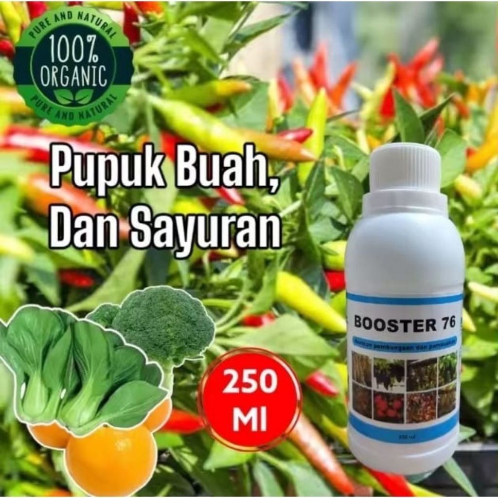 Jual "ORIGINAL!! BOOSTER 76" || Pupuk Penyubur Tanaman & Buah | Shopee ...