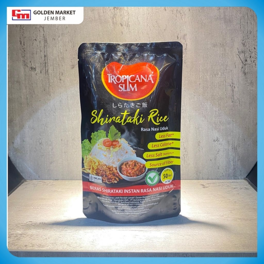 Jual Tropicana slim shirataki rice rasa nasi uduk | Shopee Indonesia