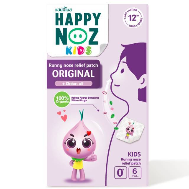 Jual Happy Noz Original | Sticker Bawang - Meredakan Alergi, Hidung ...