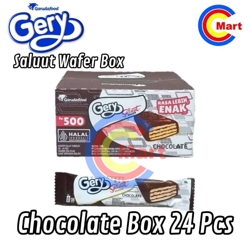 Jual [PACK/BOX] GROSIR GERY SALUUT WAFER CHOCOLATE | HAZELNUT BOX ...