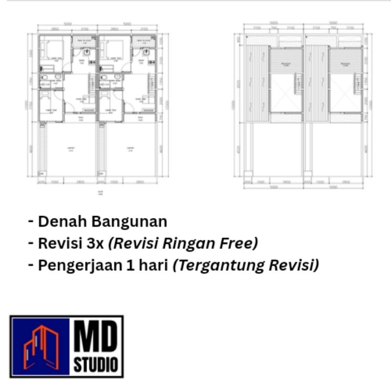 Jual Jasa Arsitek | Jasa bikin gambar kerja denah bangunan 2D layout ...