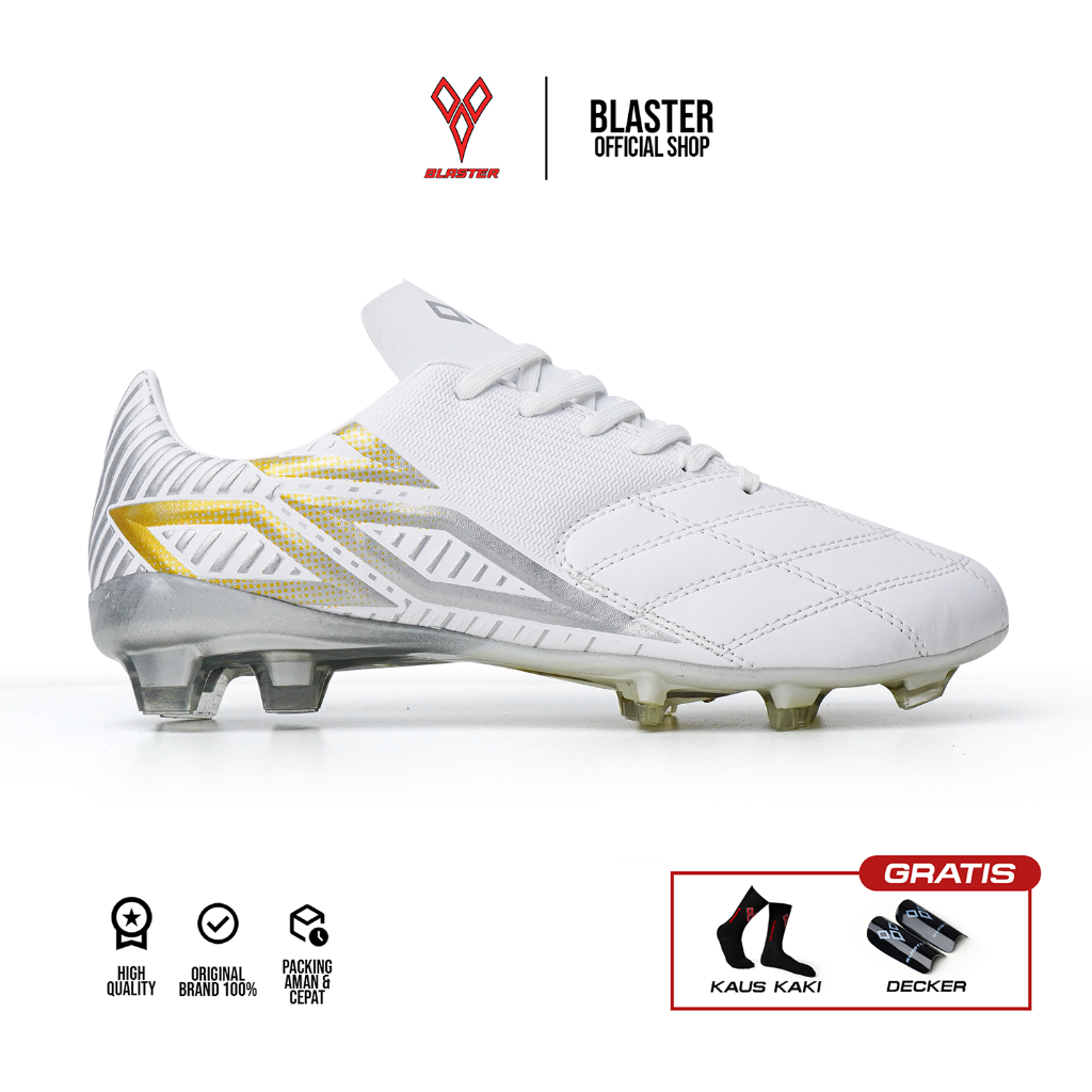 Jual BLASTER - Sepatu Bola Kaki Power Play White | Sepatu Bola Blaster ...