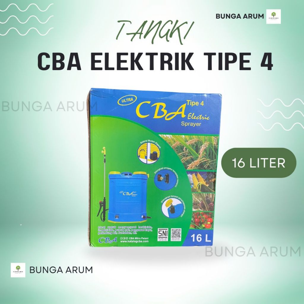 Jual TANGKI / SPRAYER CBA ELEKTRIK 16 L TIPE 4 | Shopee Indonesia