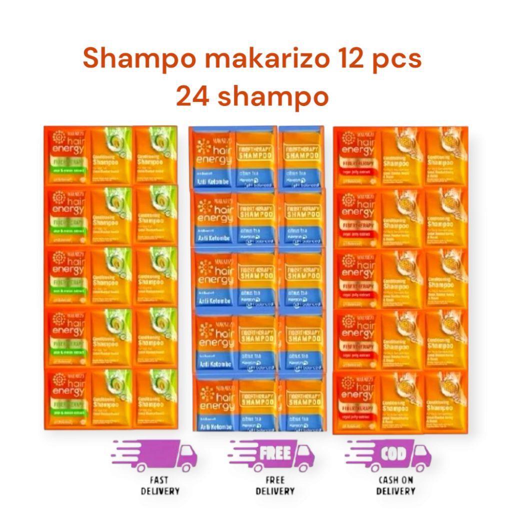 Jual SHAMPO MAKARIZO SACHET 1 RENTENG 24 SHAMPO ORIGINAL | Shopee Indonesia