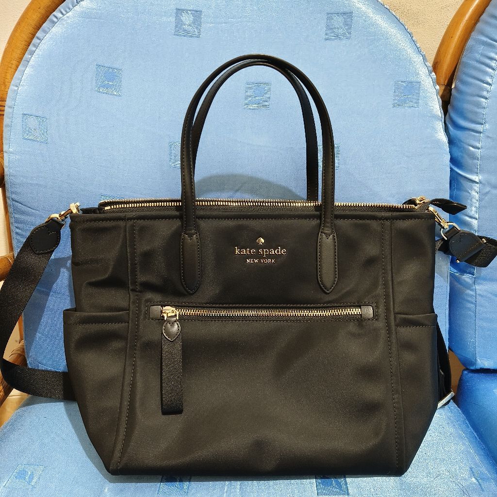 Jual Kate spade chelsea Medium black, preloved baru 1x pakai | Shopee ...