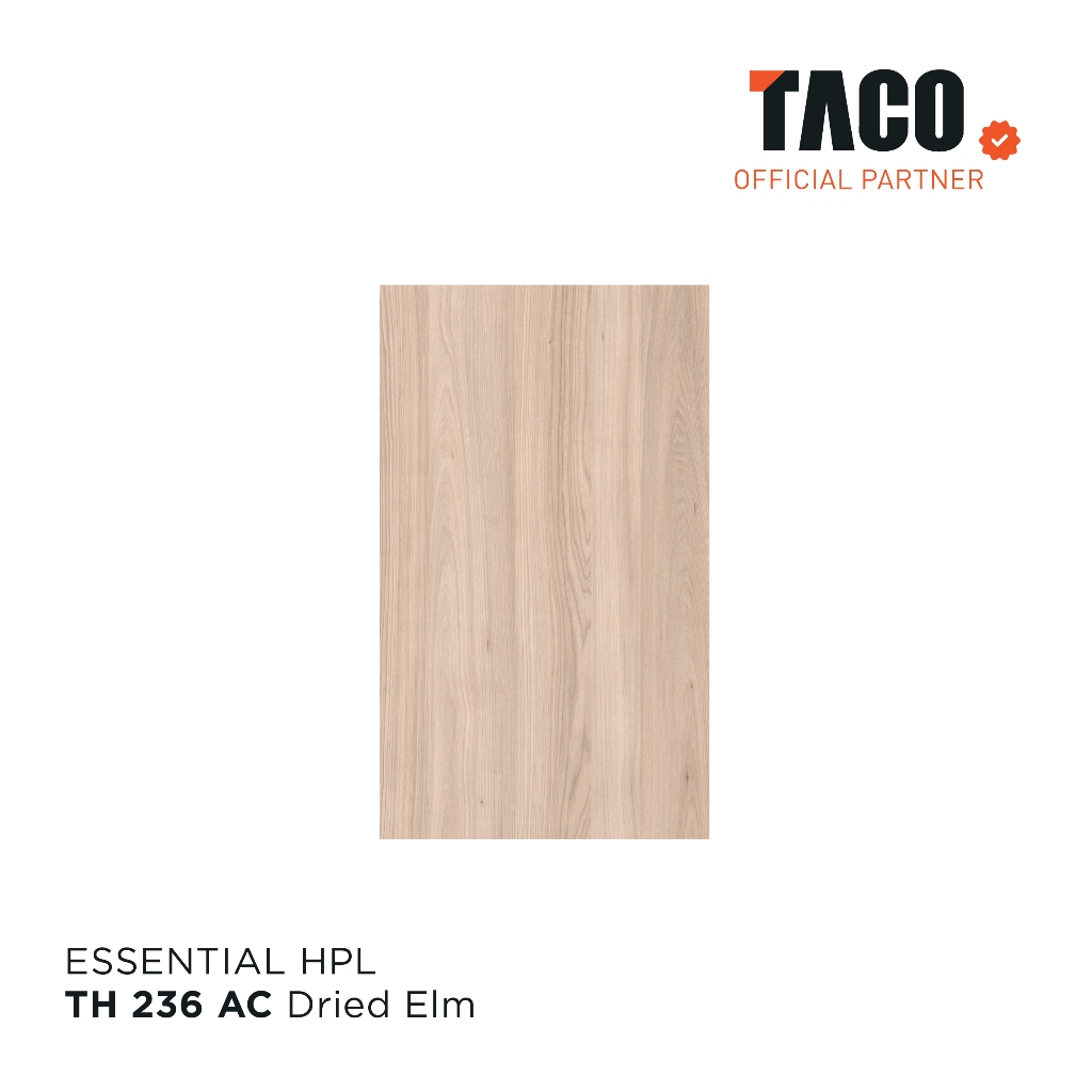 Jual TACO Laminate HPL Serat Kayu Per 1 Lembar Ukuran 122CM X 244 CM - TH 236 AC Dried Elm ...
