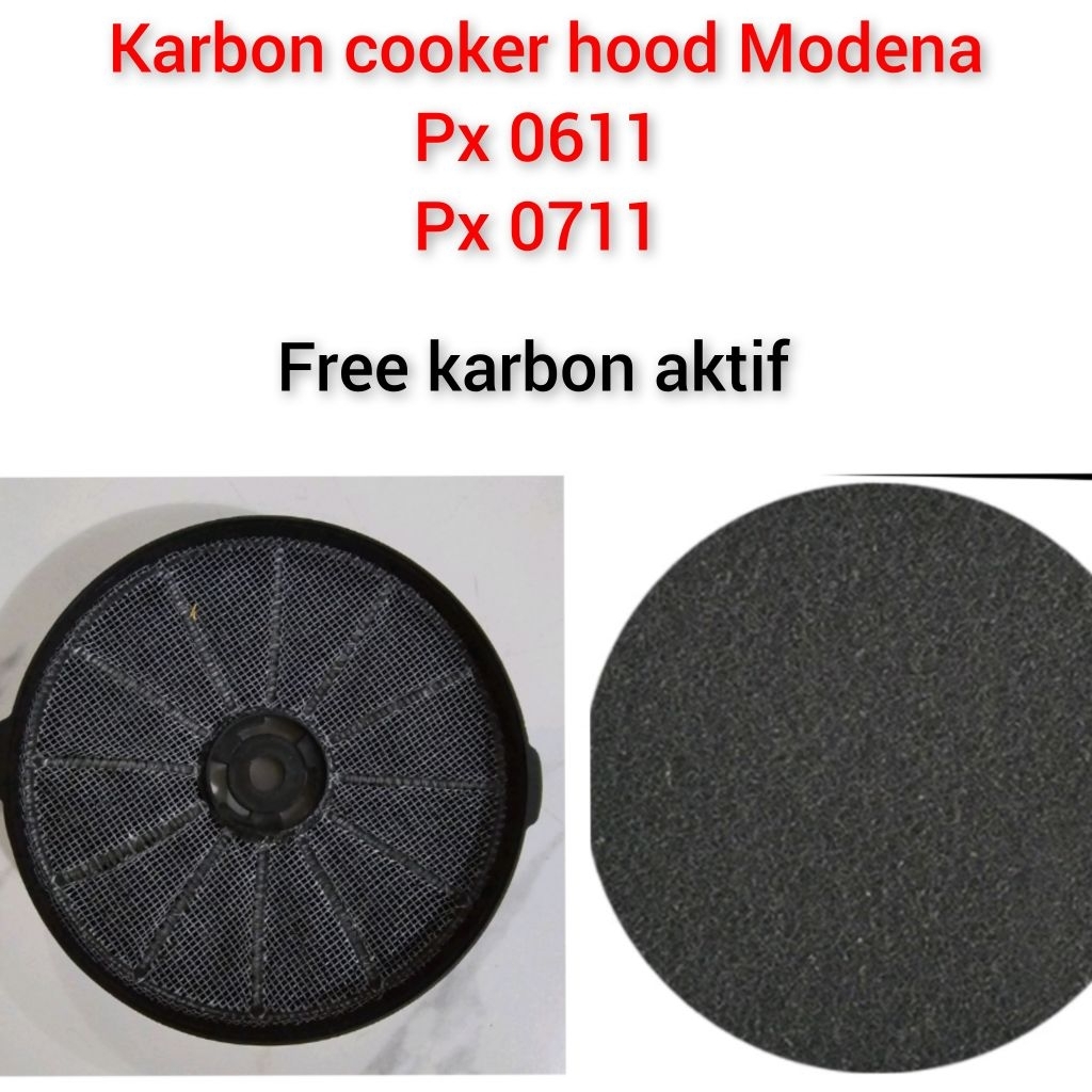 Jual karbon filter cooker hood Modena px 0611 , px 0711( free karbon ...