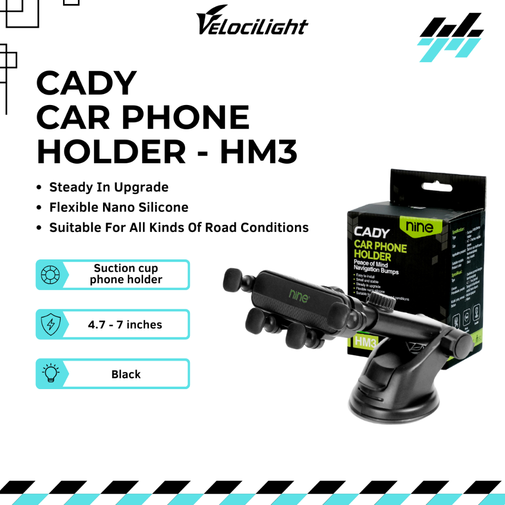 Jual Holder HP Dasbor Mobil Tempel Putar 360 derajat Holder Kaca Mobil ...