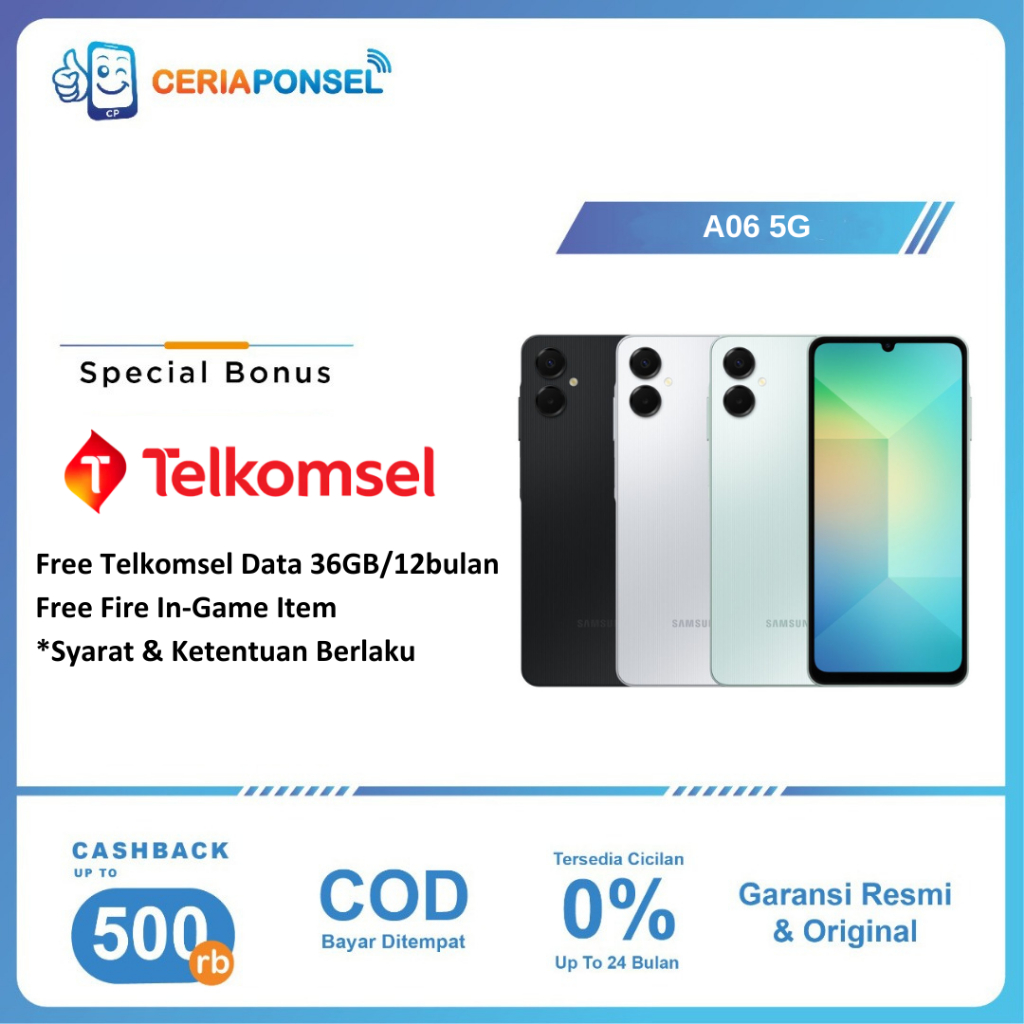 Jual Samsung A06 5G & A05S 6/128GB Snapdragon 680 5000Mah | Garansi Resmi SEIN 1 Tahun | Shopee ...
