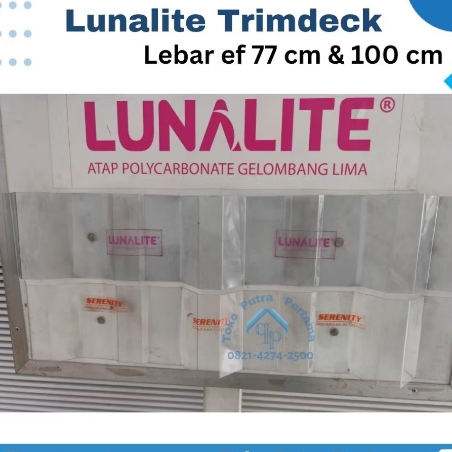 Jual Trimdeck Polycarbonate Clear LunaLite | Shopee Indonesia