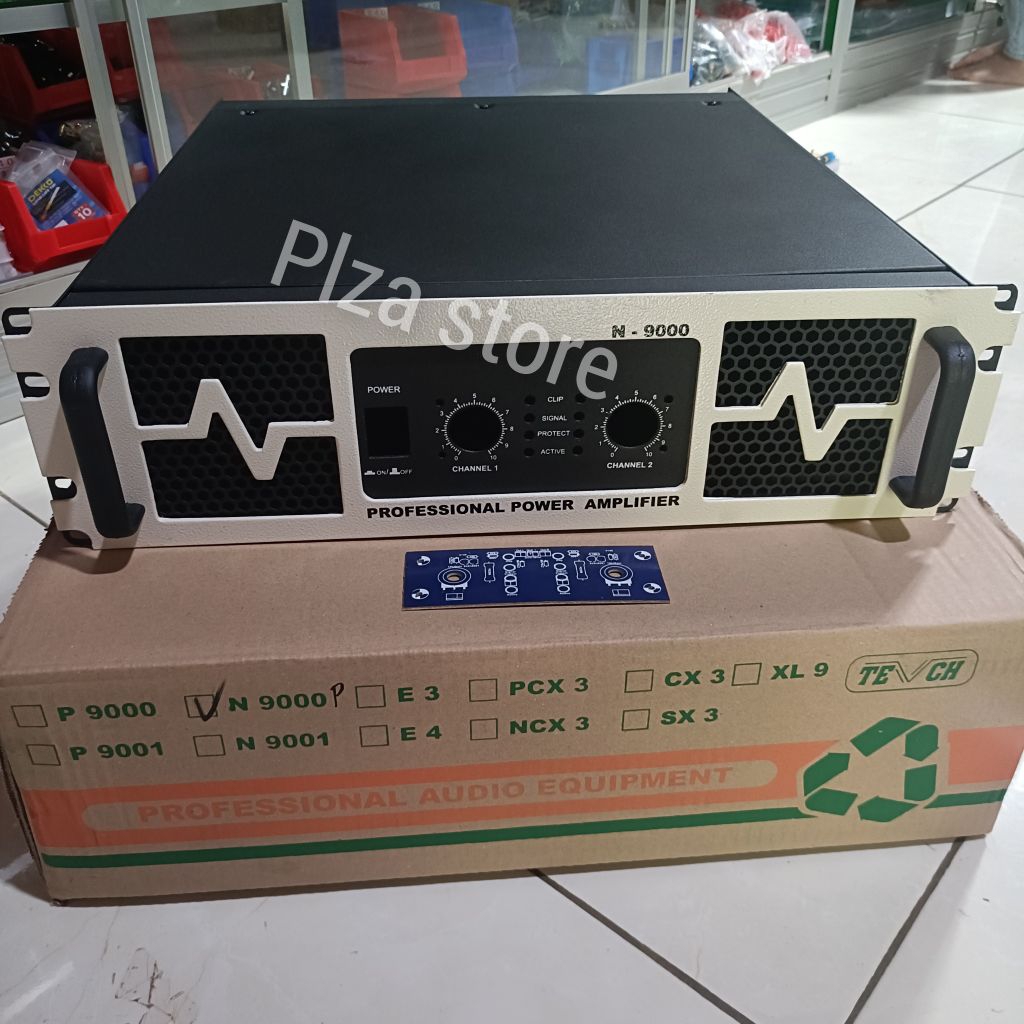 Jual Bok power amplifier tipe N9000 putih 2chanel ukuran 3u bahan plat tebal | Shopee Indonesia