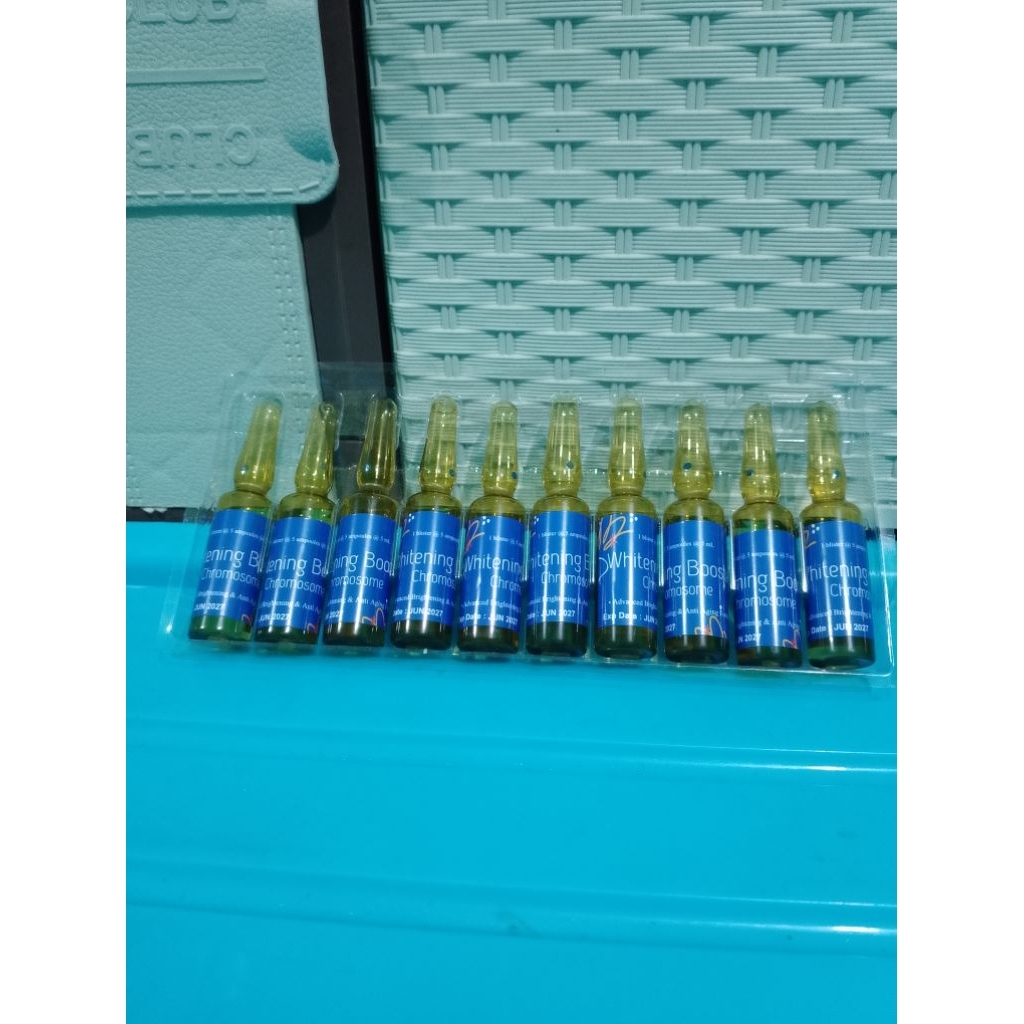 Jual Whitening booster Ampul coklat Booster whitening isi 10 ampul ...