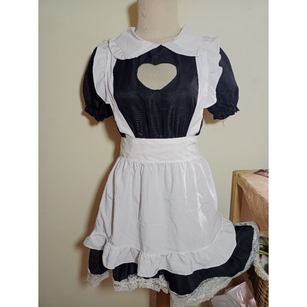 Jual maid costume cosplay inc appron | Shopee Indonesia