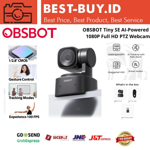 Jual OBSBOT Tiny SE - 1080P AI-Powered Webcam | Shopee Indonesia