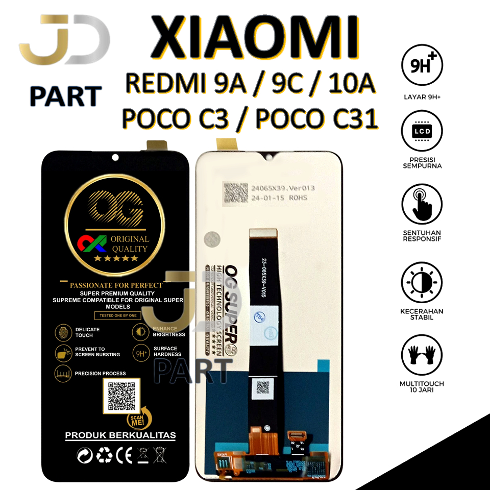 Jual LCD TOUCHSCREEN XIAOMI REDMI 9A - 9C - REDMI 9I - REDMI 10A ...