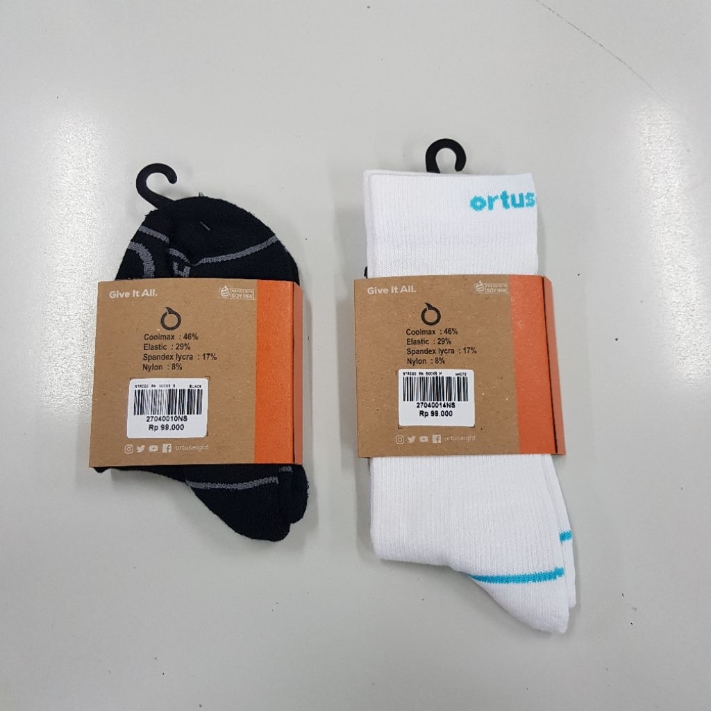 Jual kaos kos kaki socks sock ortus ortuseight ortus8 run running lari ...