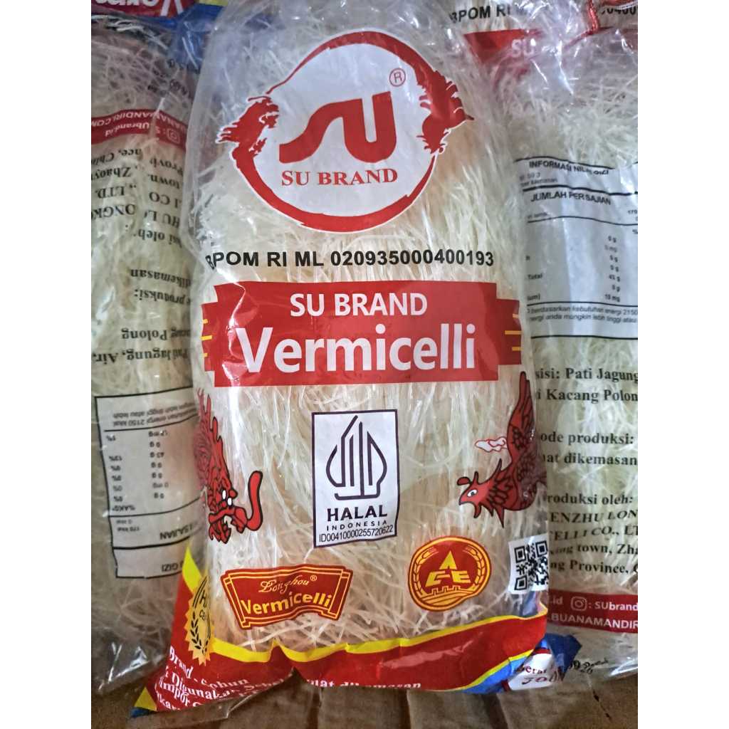 Jual SU Brand Sohun Soun 500g | Bihun Jagung | Shopee Indonesia
