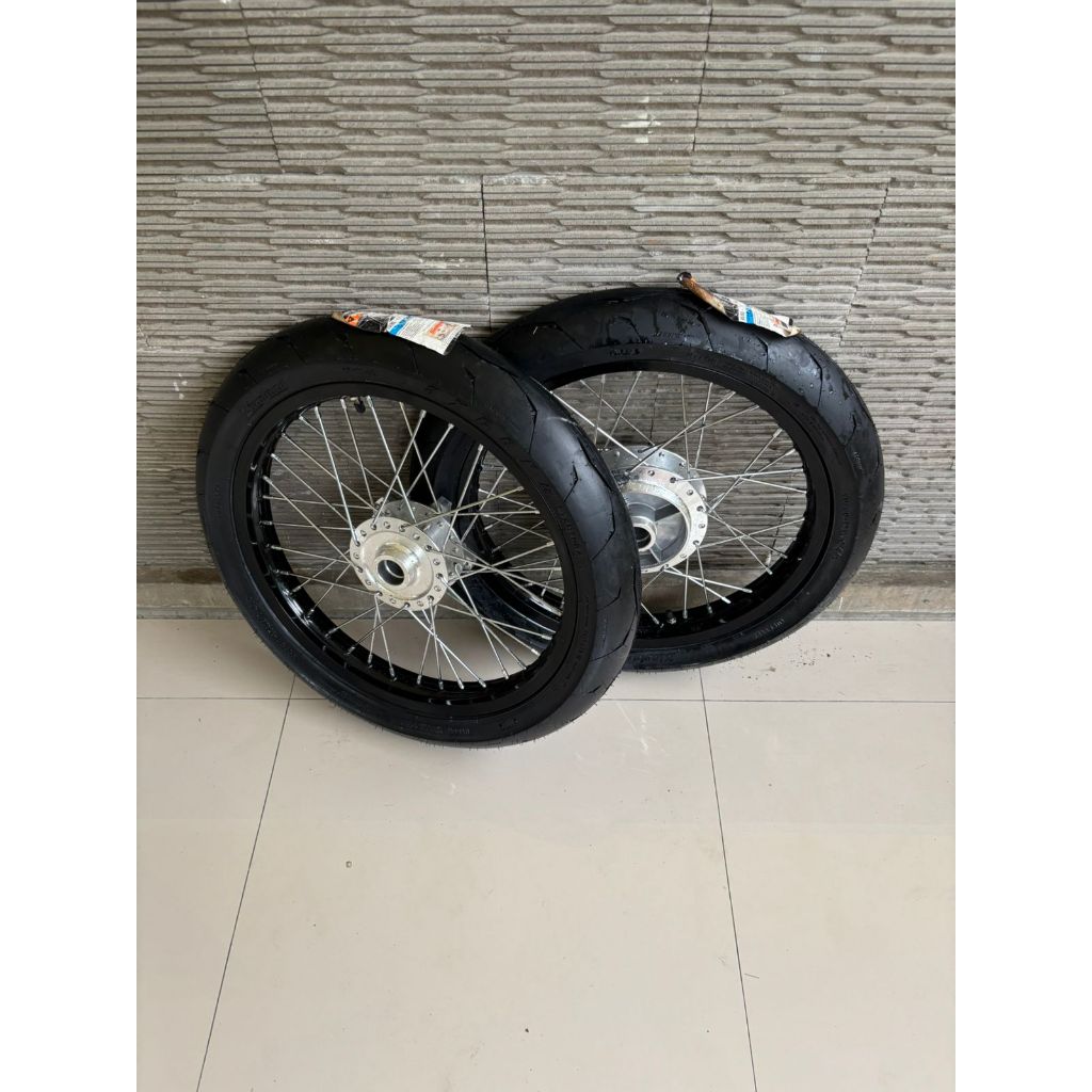 Jual Velg Jari Jari MX King 150 Ring 17 Wheelset Semi Cacing Yamaha MX ...